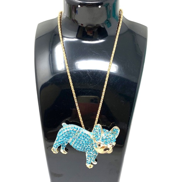 Betsey Johnson | Jewelry | Betsey Johnson Boston Terrier Dog Cristal ...